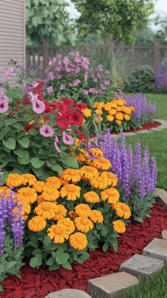 60+ Stunning Red Mulch Landscaping Ideas That Transform Your Yard ...