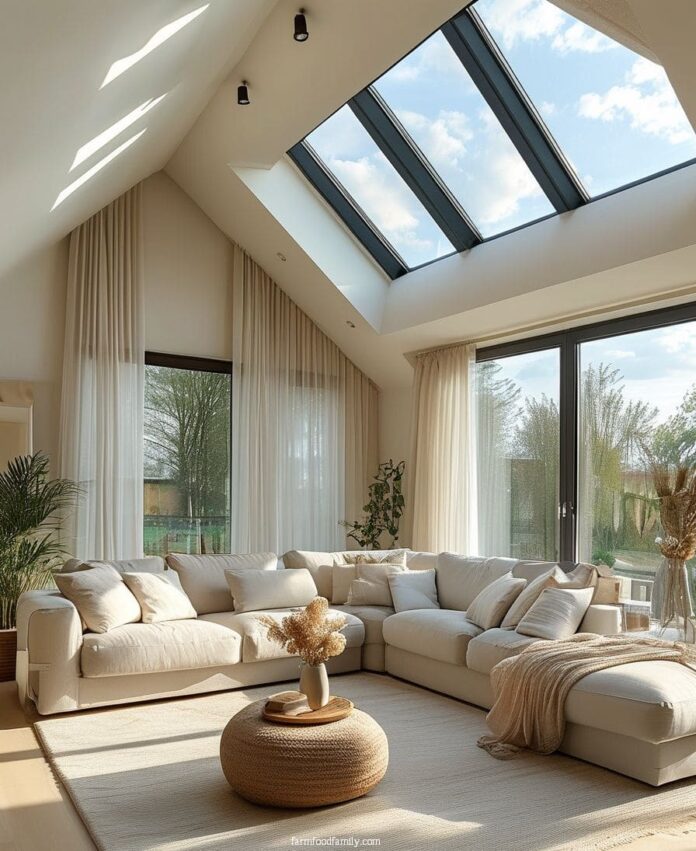 40+ Clever Sloped Ceiling Living Room Ideas That Maximize Space (2025)