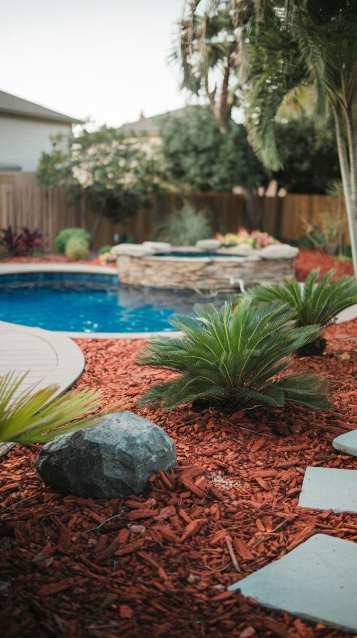 60+ Stunning Red Mulch Landscaping Ideas That Transform Your Yard ...