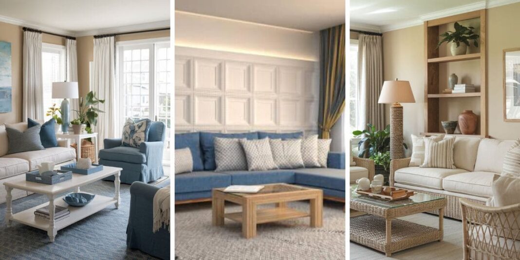 60+ Refreshing Cape Cod Living Room Decor Ideas for a Seaside Vibe (2025)