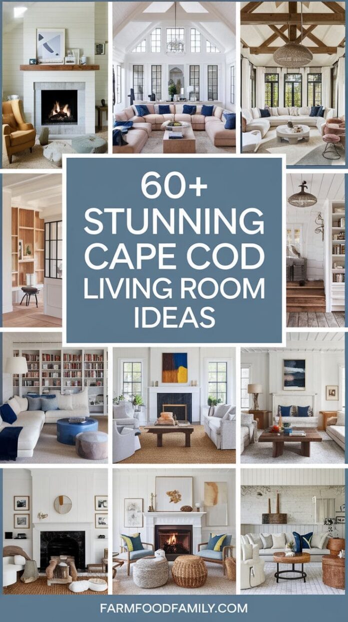 60+ Refreshing Cape Cod Living Room Decor Ideas for a Seaside Vibe (2026)