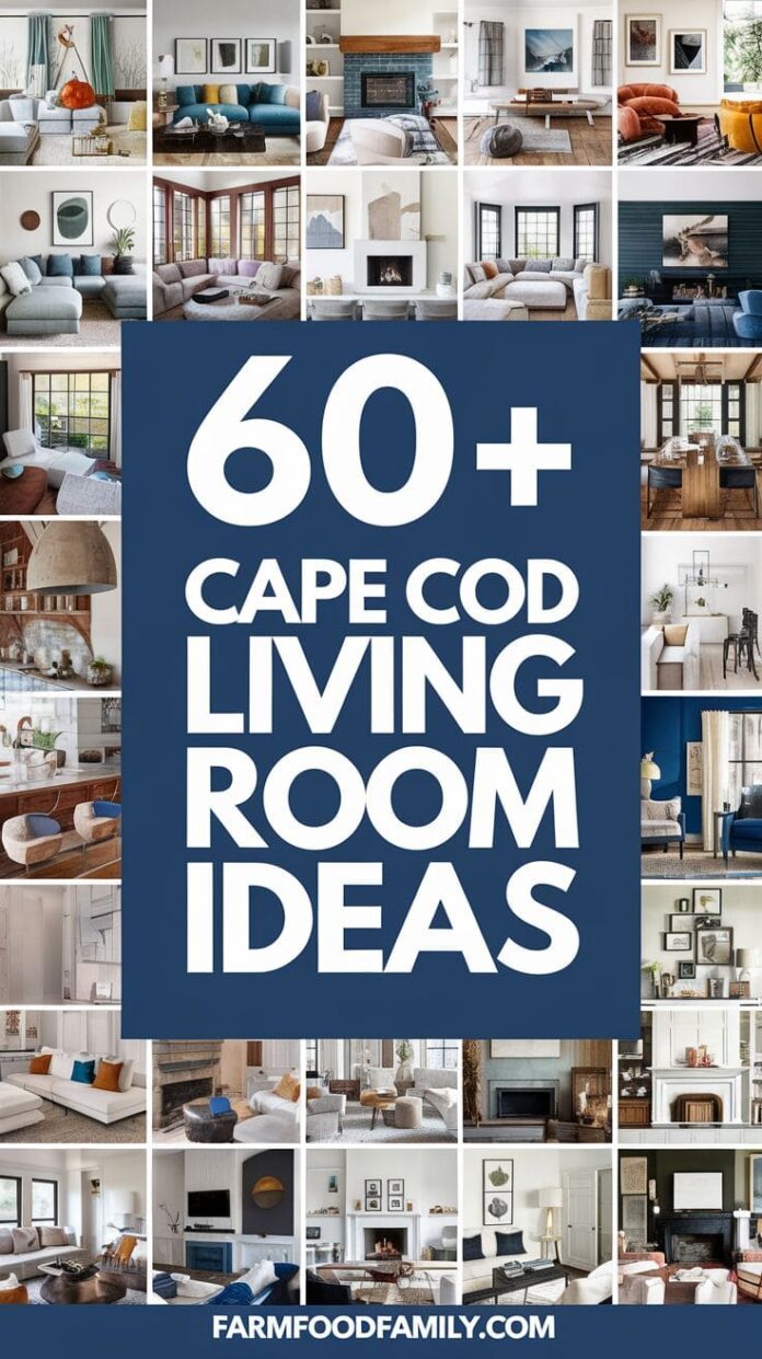 60+ Refreshing Cape Cod Living Room Decor Ideas for a Seaside Vibe (2025)