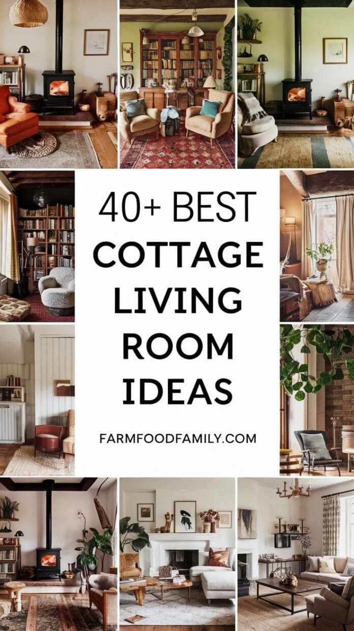 40+ Charming Cottage Living Room Ideas for a Warm and Inviting Home (2026)