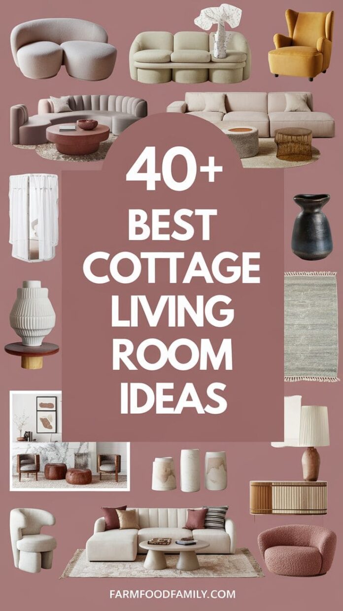 40+ Charming Cottage Living Room Ideas for a Warm and Inviting Home (2025)