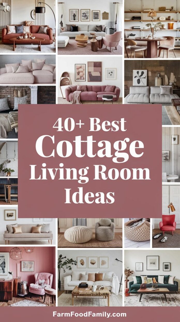 40+ Charming Cottage Living Room Ideas for a Warm and Inviting Home (2026)