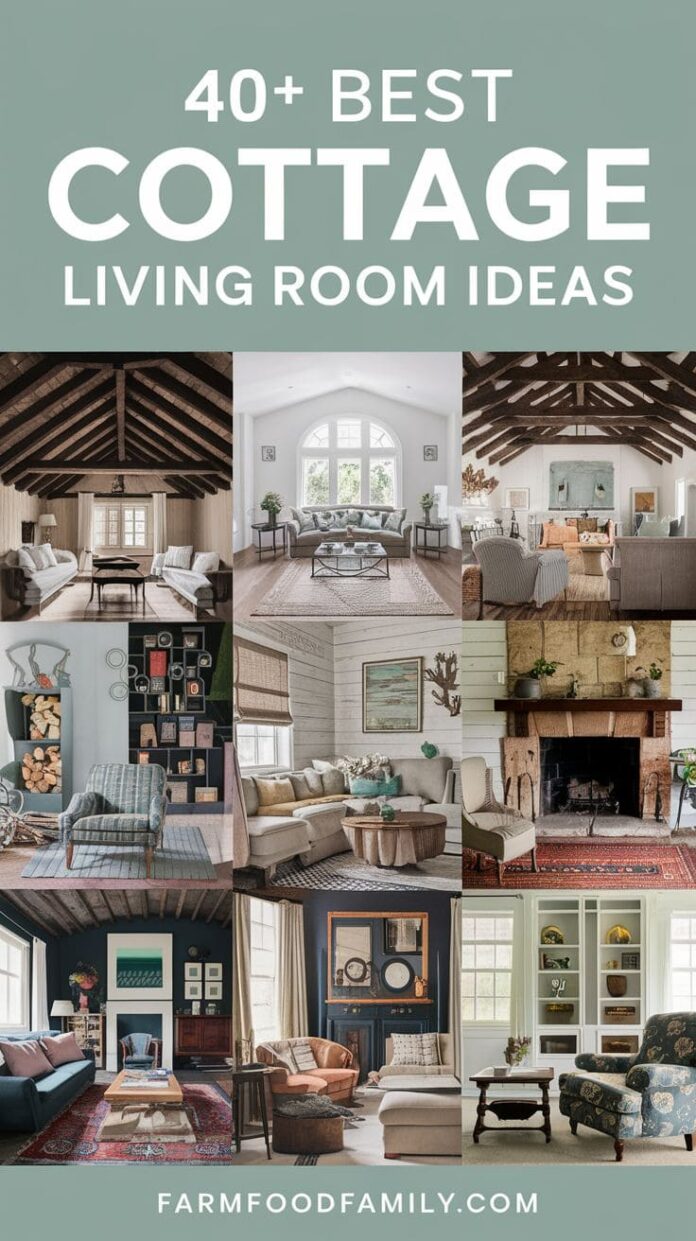 40+ Charming Cottage Living Room Ideas for a Warm and Inviting Home (2025)