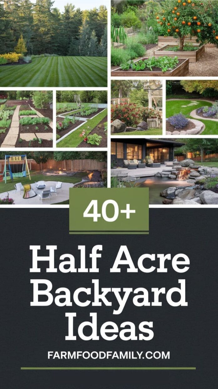 40+ Inspiring Half-Acre Backyard Ideas to Maximize Your Yard (2025)