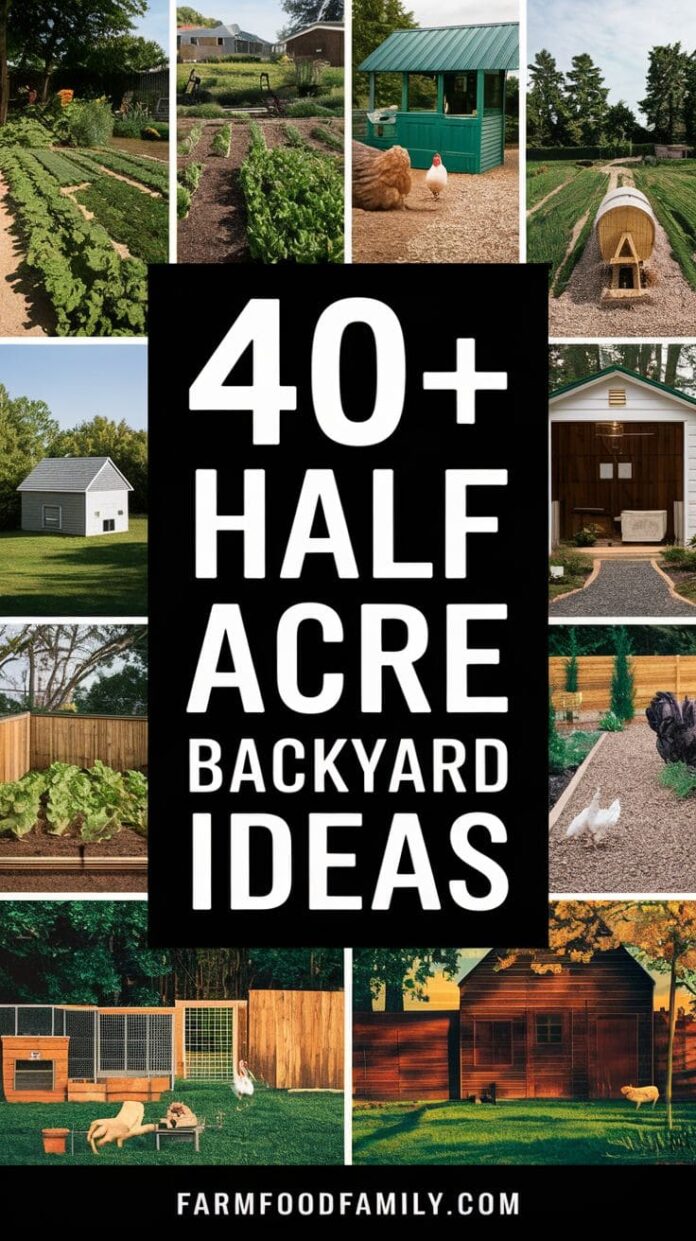 40+ Inspiring Half-Acre Backyard Ideas to Maximize Your Yard (2025)