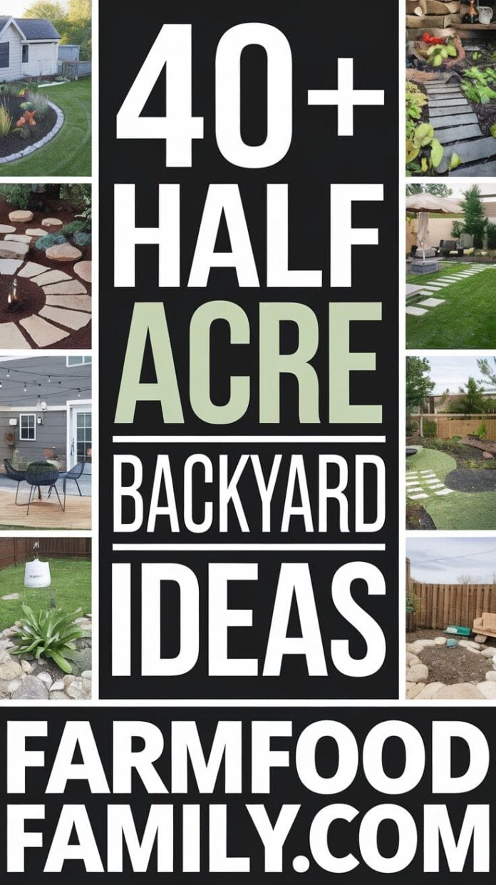 40+ Inspiring Half-Acre Backyard Ideas to Maximize Your Yard (2025)