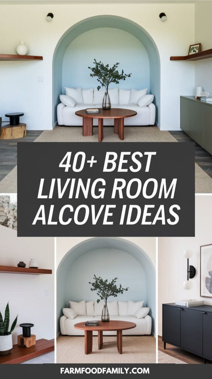 40+ Clever Living Room Alcove Ideas for Small Spaces (2026)