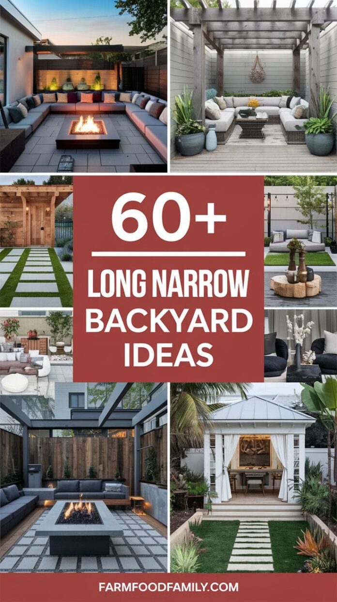 60+ Brilliant Long Narrow Backyard Ideas to Maximize Space (2025)