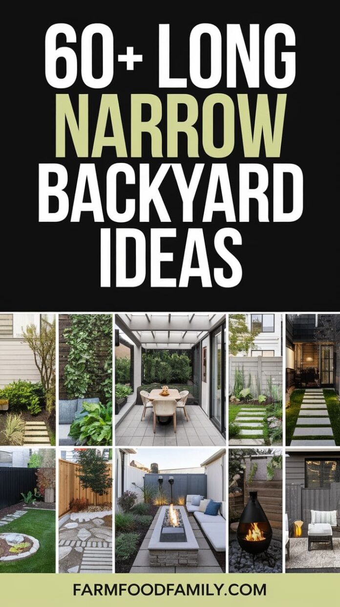 60+ Brilliant Long Narrow Backyard Ideas to Maximize Space (2025)