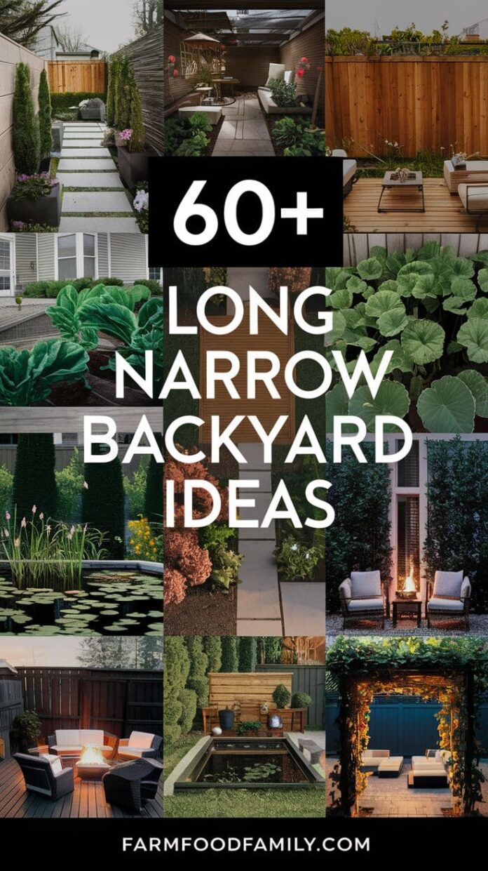 60+ Brilliant Long Narrow Backyard Ideas to Maximize Space (2025)