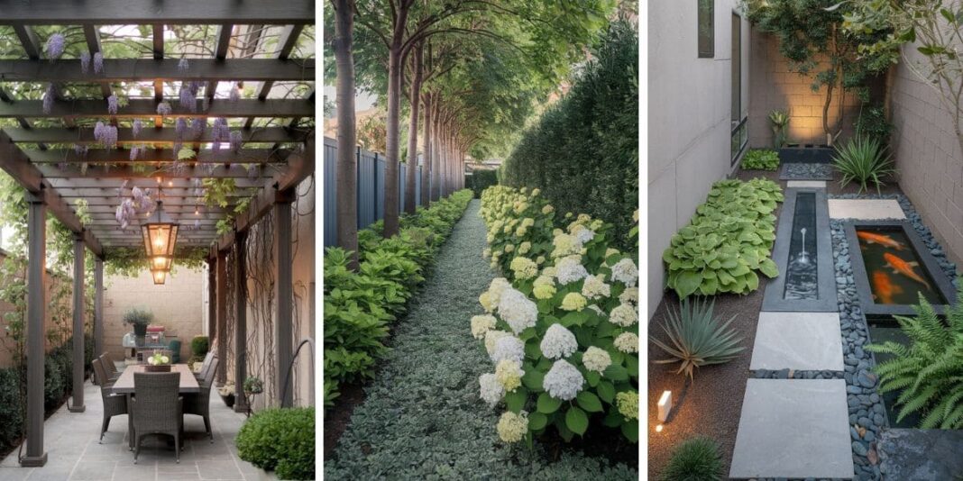60+ Brilliant Long Narrow Backyard Ideas to Maximize Space (2025)