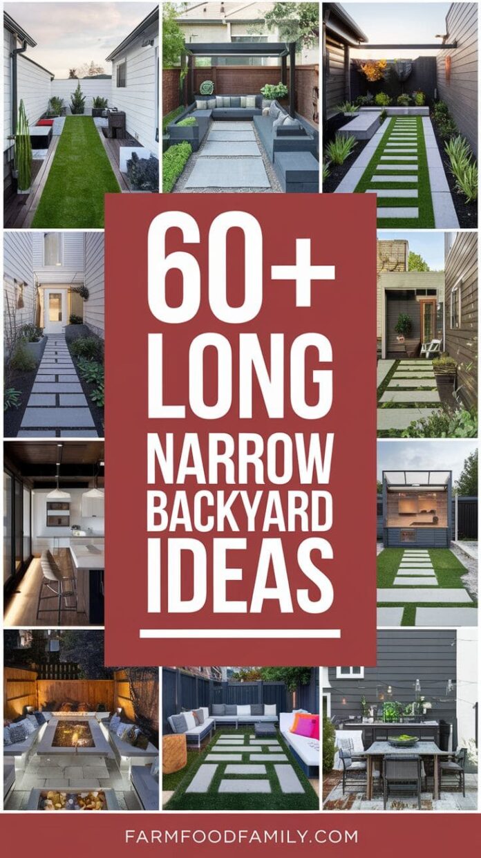 60+ Brilliant Long Narrow Backyard Ideas to Maximize Space (2025)