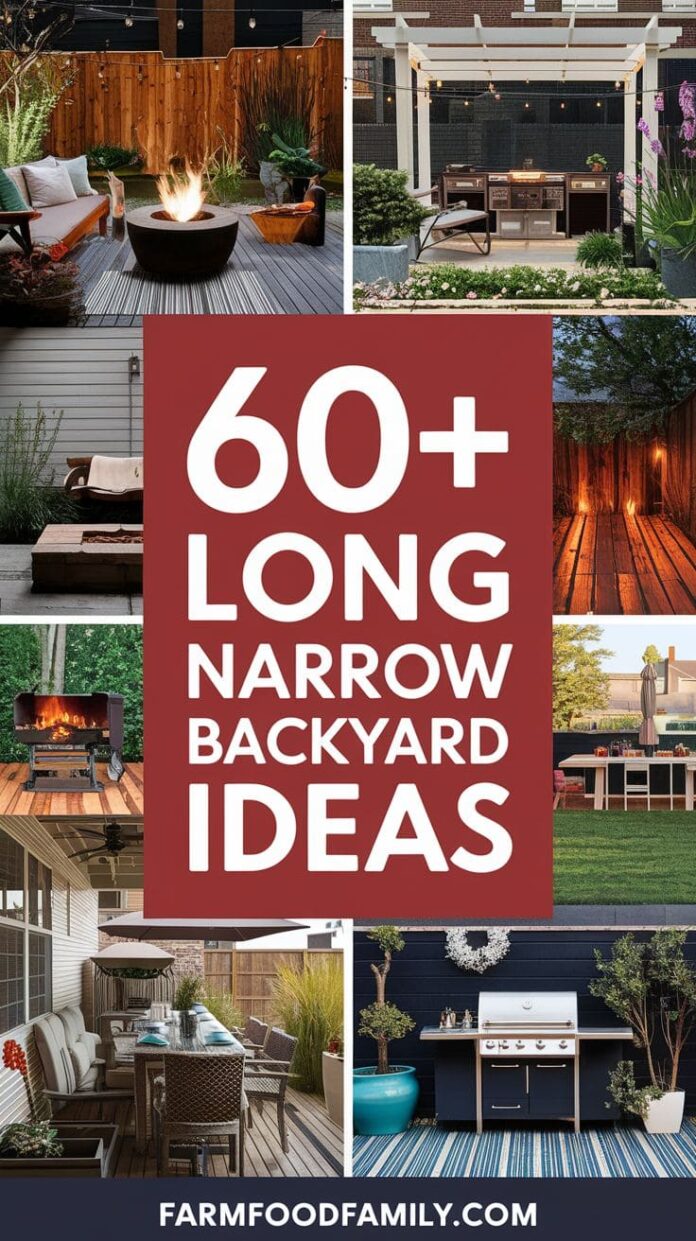 60+ Brilliant Long Narrow Backyard Ideas to Maximize Space (2026)