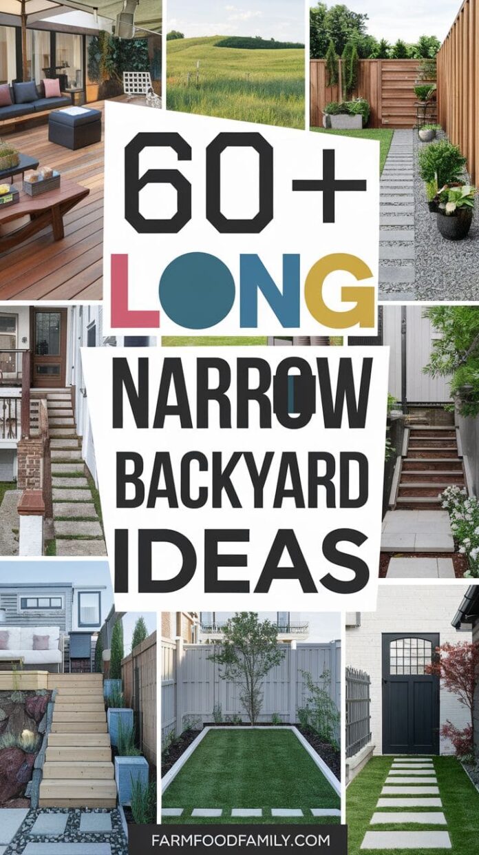 60+ Brilliant Long Narrow Backyard Ideas to Maximize Space (2025)