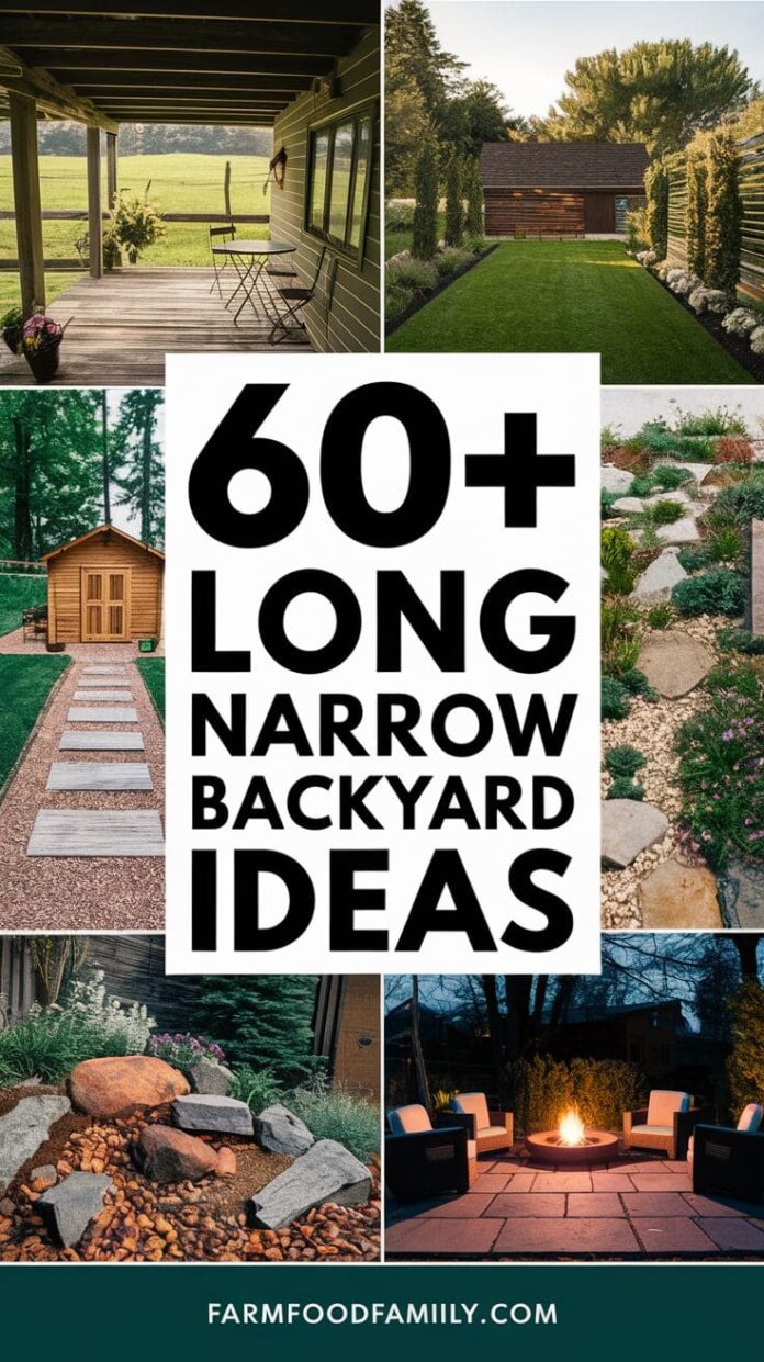 60+ Brilliant Long Narrow Backyard Ideas to Maximize Space (2026)