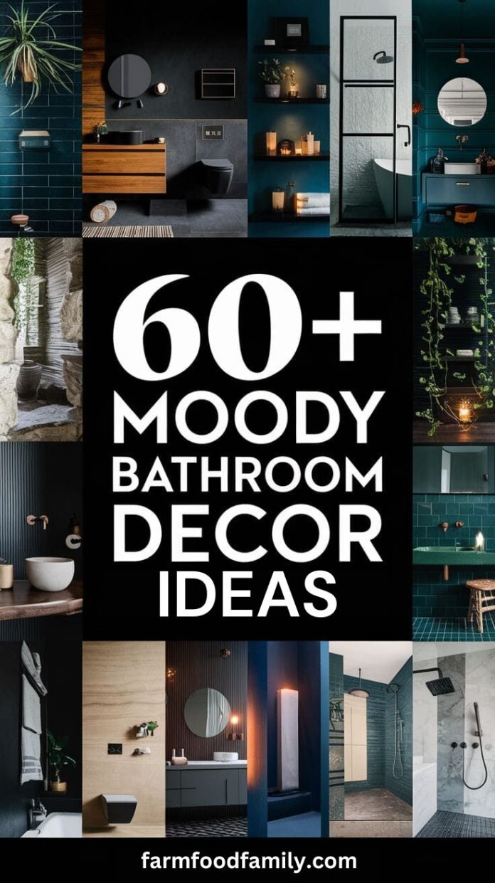 60+ Cozy Moody Bathroom Ideas for a Relaxing Retreat (2026 ...