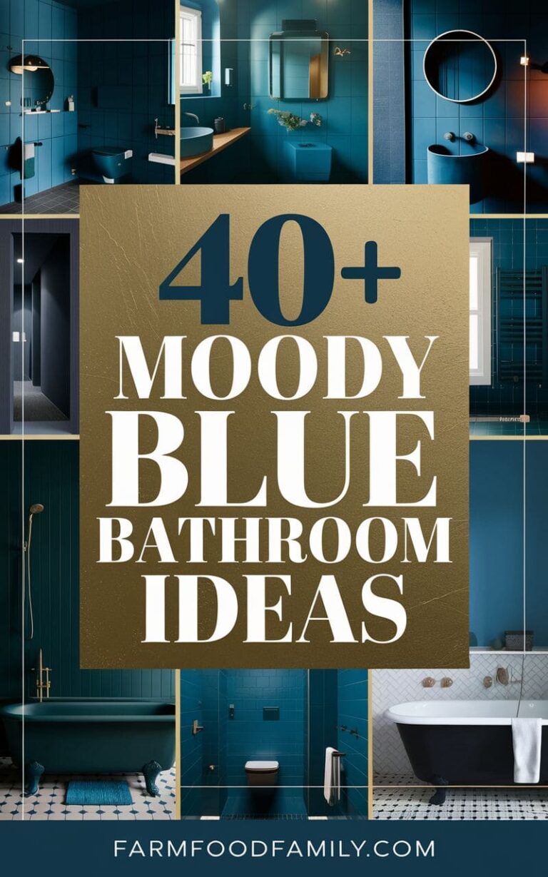 40+ Stunning Moody Blue Bathroom Ideas to Upgrade Your Oasis (2026)