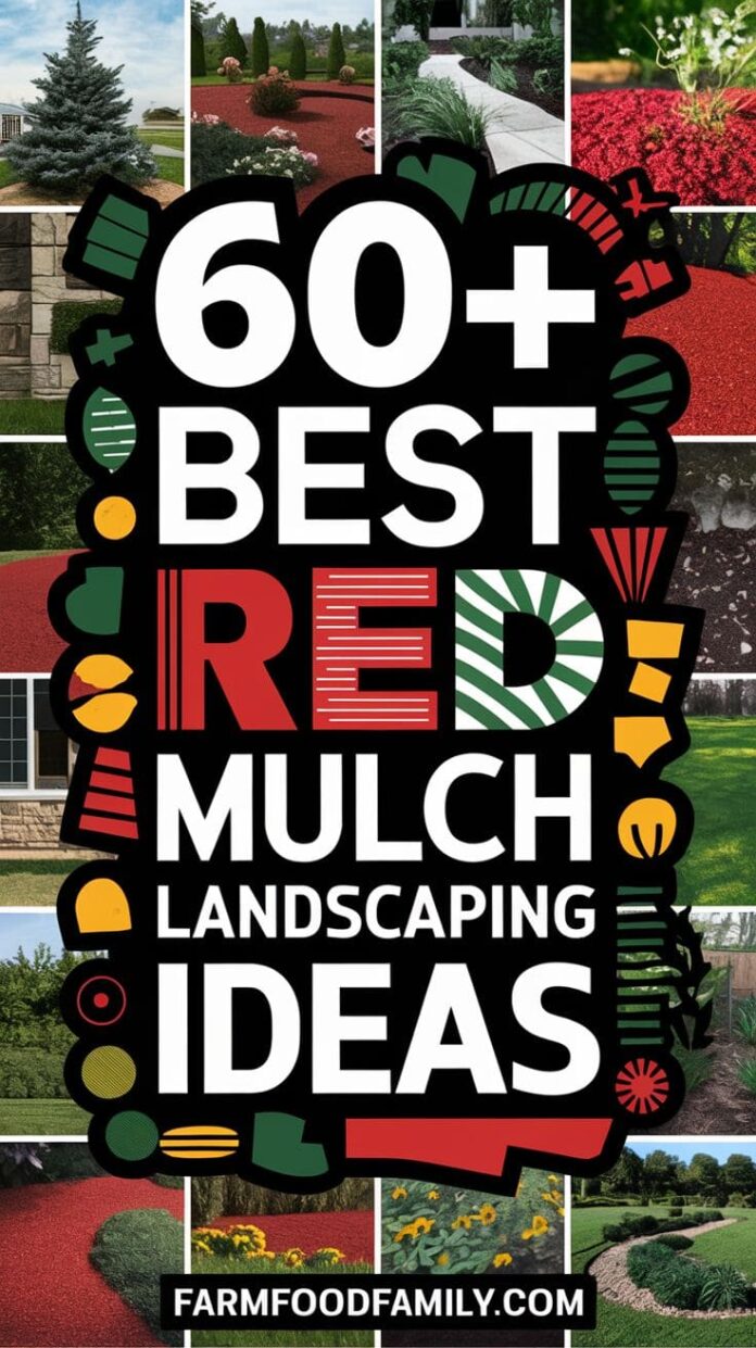 60+ Stunning Red Mulch Landscaping Ideas That Transform Your Yard ...
