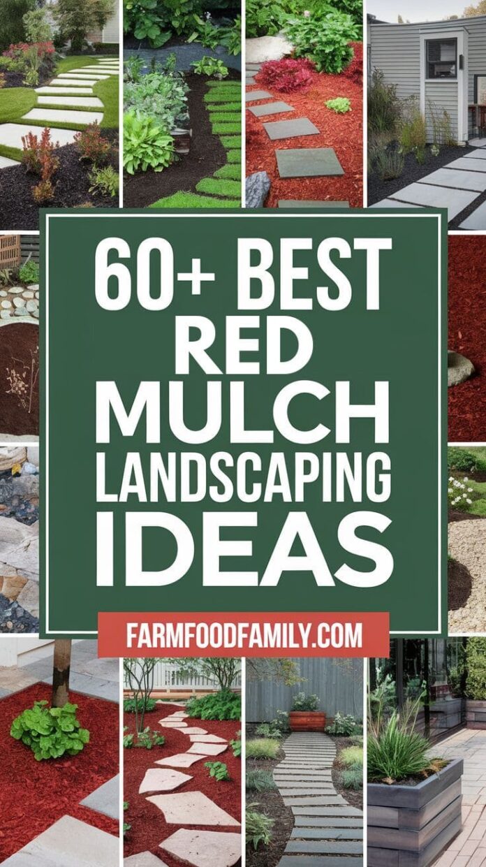 60+ Stunning Red Mulch Landscaping Ideas That Transform Your Yard ...