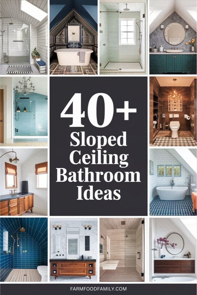40+ Clever Sloped Ceiling Bathroom Designs to Maximize Space (2025)