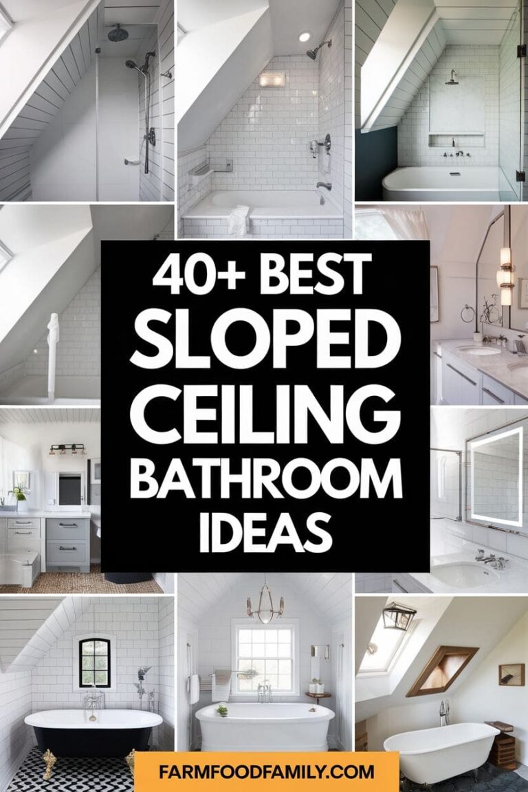 40+ Clever Sloped Ceiling Bathroom Designs to Maximize Space (2026)