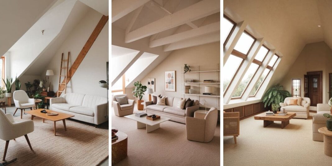 40+ Clever Sloped Ceiling Living Room Ideas That Maximize Space (2025)