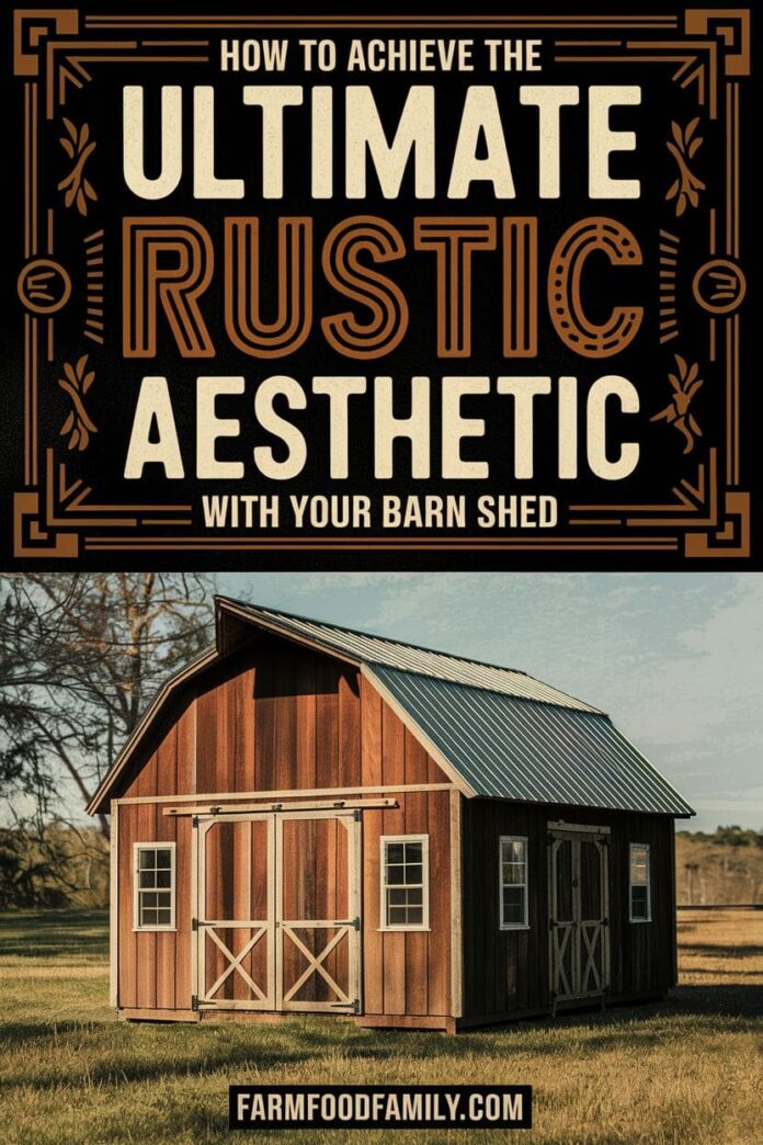 Rustic Aesthetic: Designing the Perfect Barn Shed for Your Property