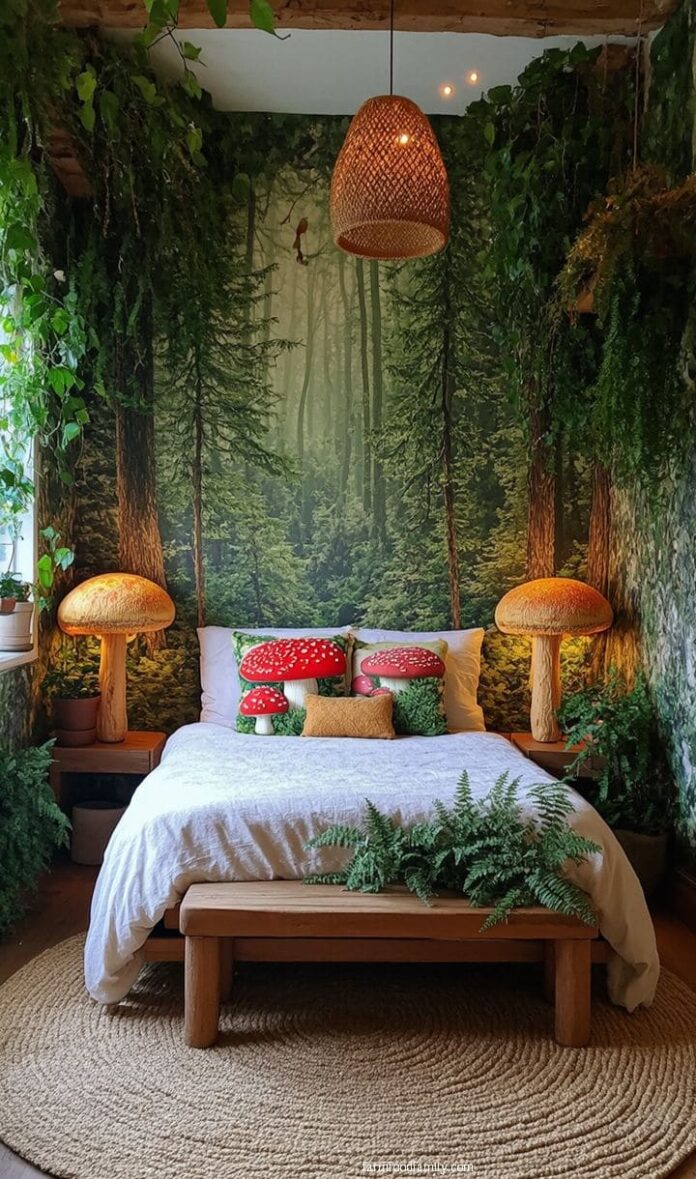 40+ Magical Goblincore Bedroom Ideas to Bring the Forest Indoors (2026 ...