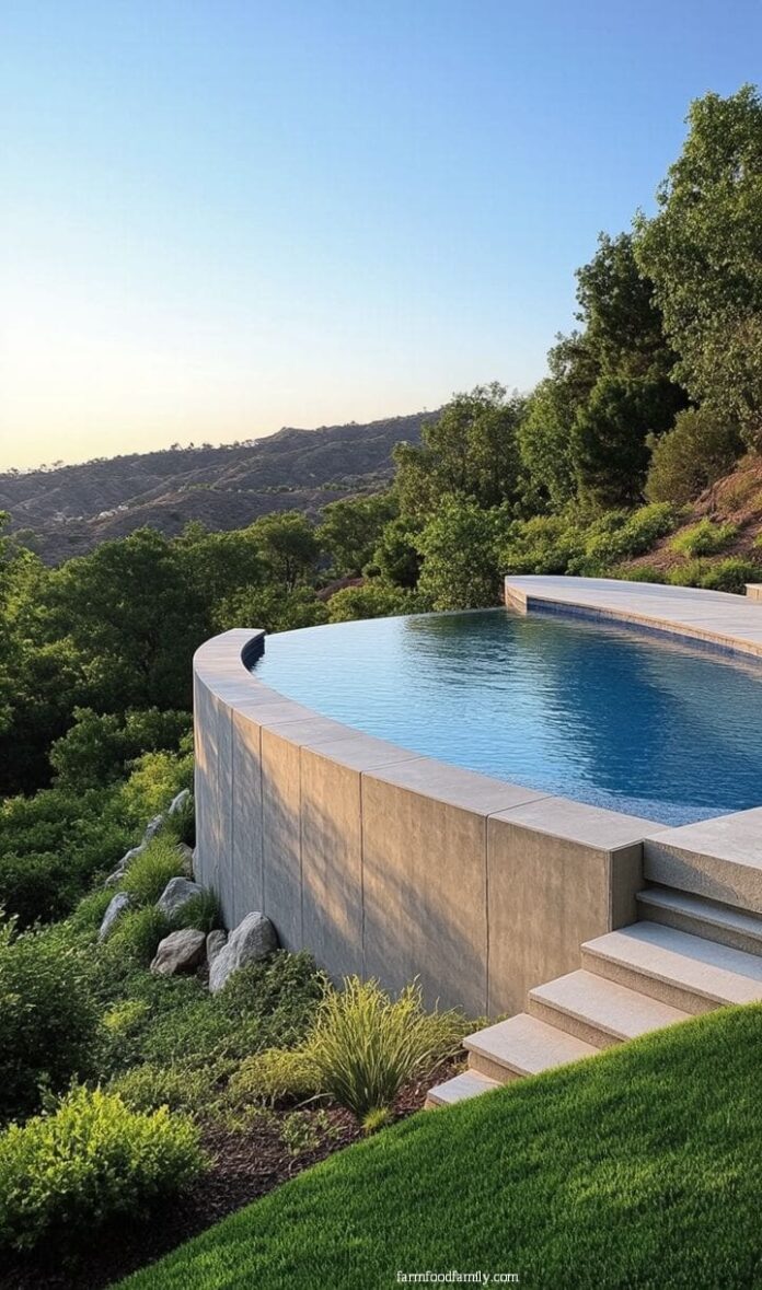 60+ Stunning Sloped Backyard Ideas with Retaining Walls and Pools You ...