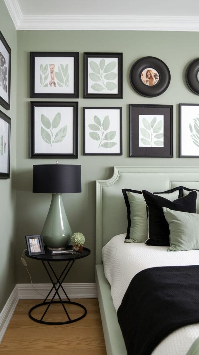 40+ Bold Black and Sage Green Bedroom Ideas That Feel Like Luxury (2026 ...
