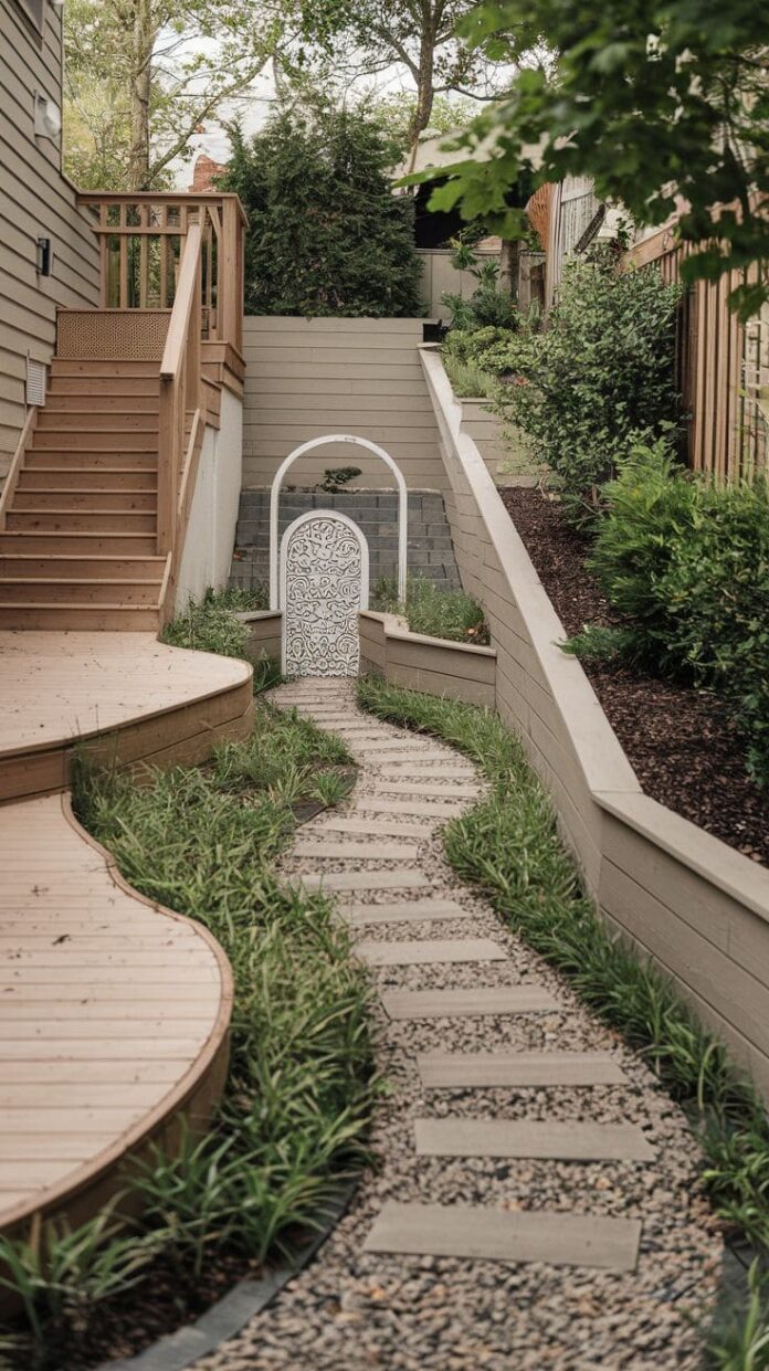 40+ Gorgeous Tiny Backyard Slope Ideas You’ll Want to Copy (2025 ...