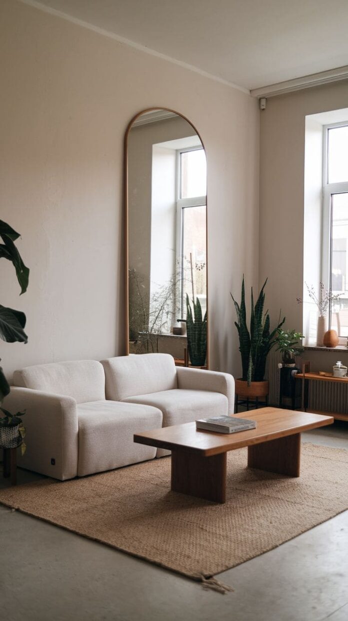 40+ Charming Living Room Mirror Decorating Ideas to Try Today (2025 ...