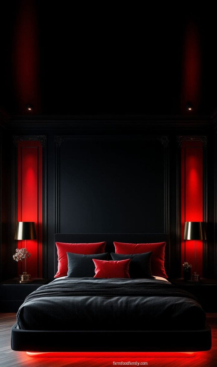 40+ Striking Red and Black Bedroom Ideas to Inspire Your Makeover (2025 ...