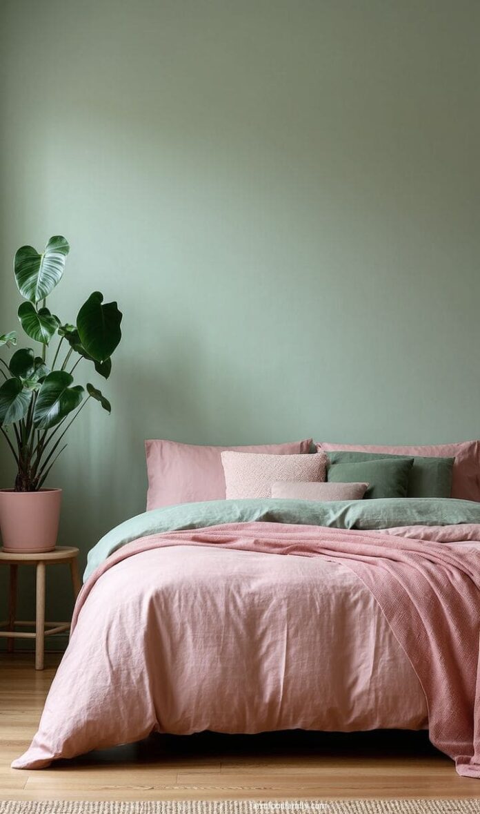 40+ Stunning Pink and Sage Green Bedroom Ideas You Need to See (2026 ...