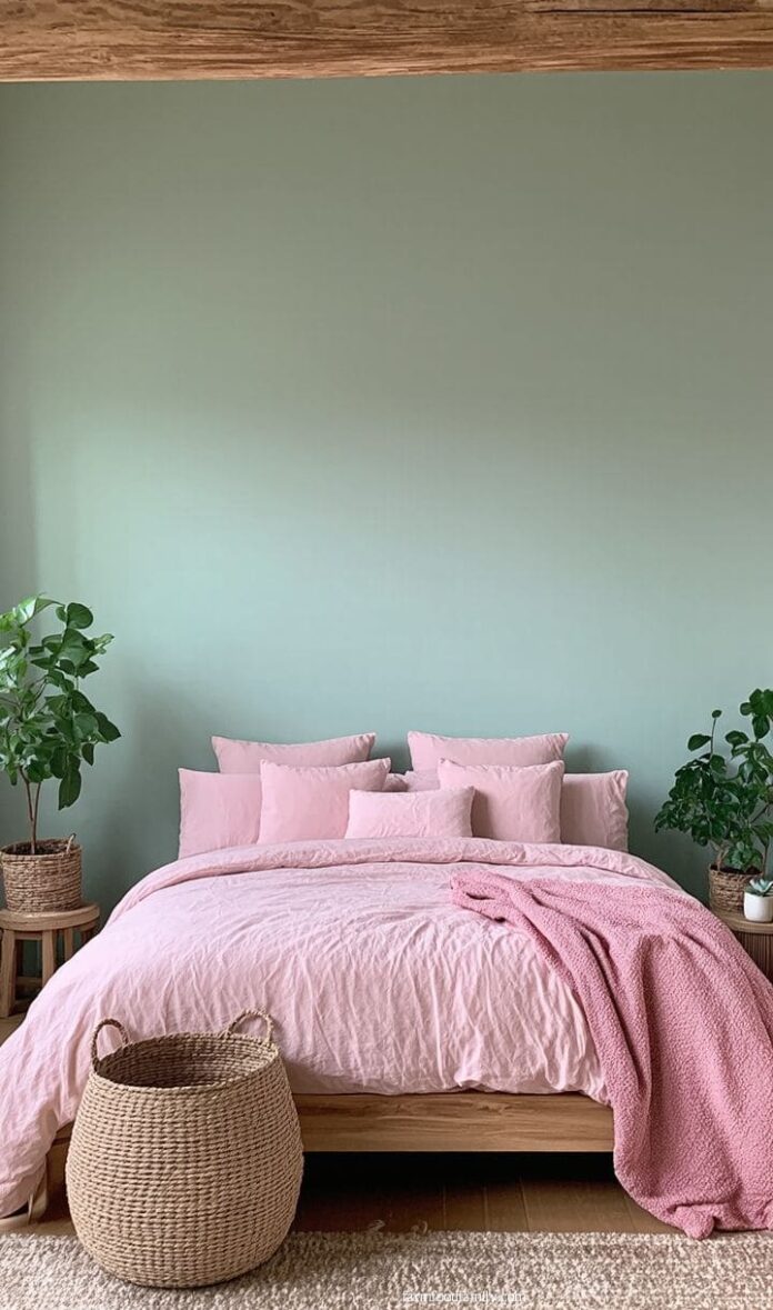 40+ Stunning Pink and Sage Green Bedroom Ideas You Need to See (2026 ...