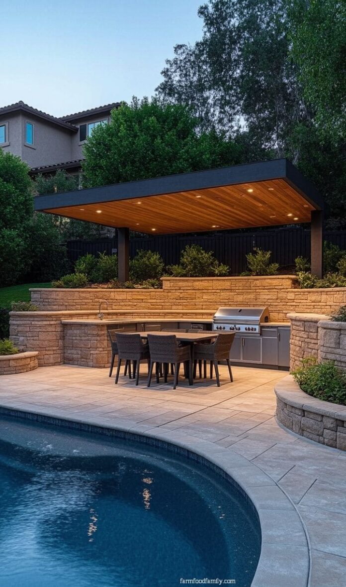 60+ Stunning Sloped Backyard Ideas with Retaining Walls and Pools You ...