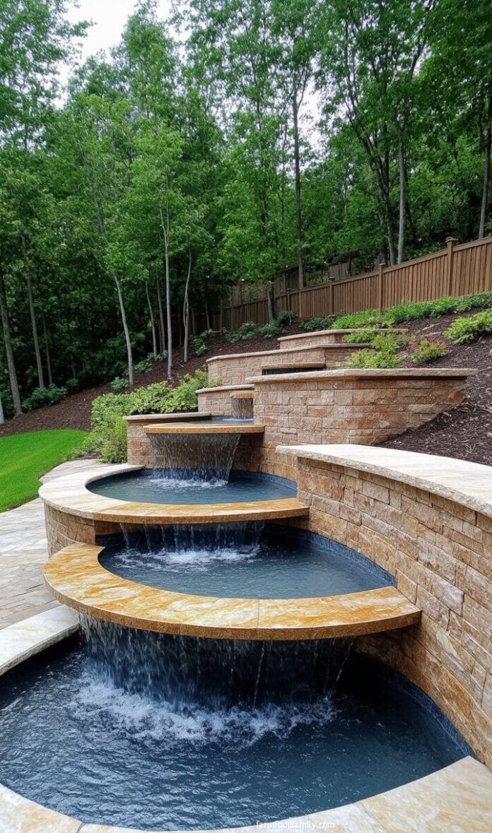 60+ Stunning Sloped Backyard Ideas with Retaining Walls and Pools You ...