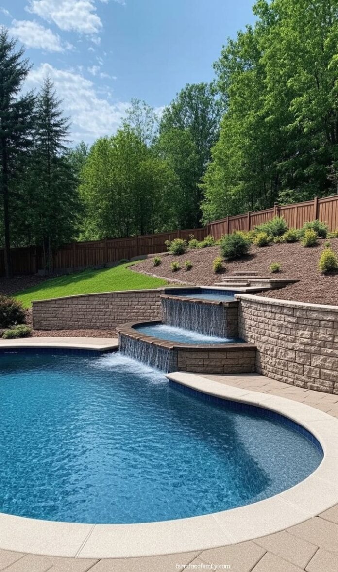 60+ Stunning Sloped Backyard Ideas with Retaining Walls and Pools You ...