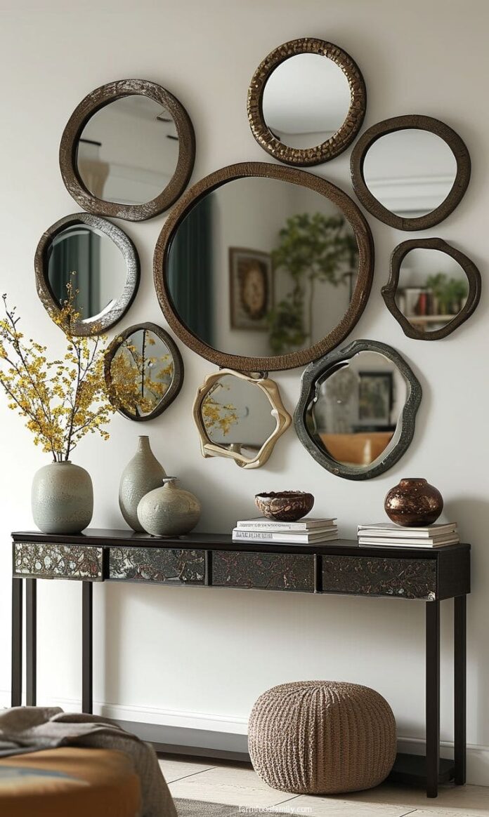 40+ Charming Living Room Mirror Decorating Ideas to Try Today (2025 ...