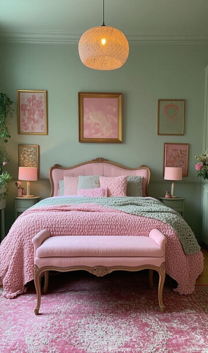 40+ Stunning Pink and Sage Green Bedroom Ideas You Need to See (2026 ...
