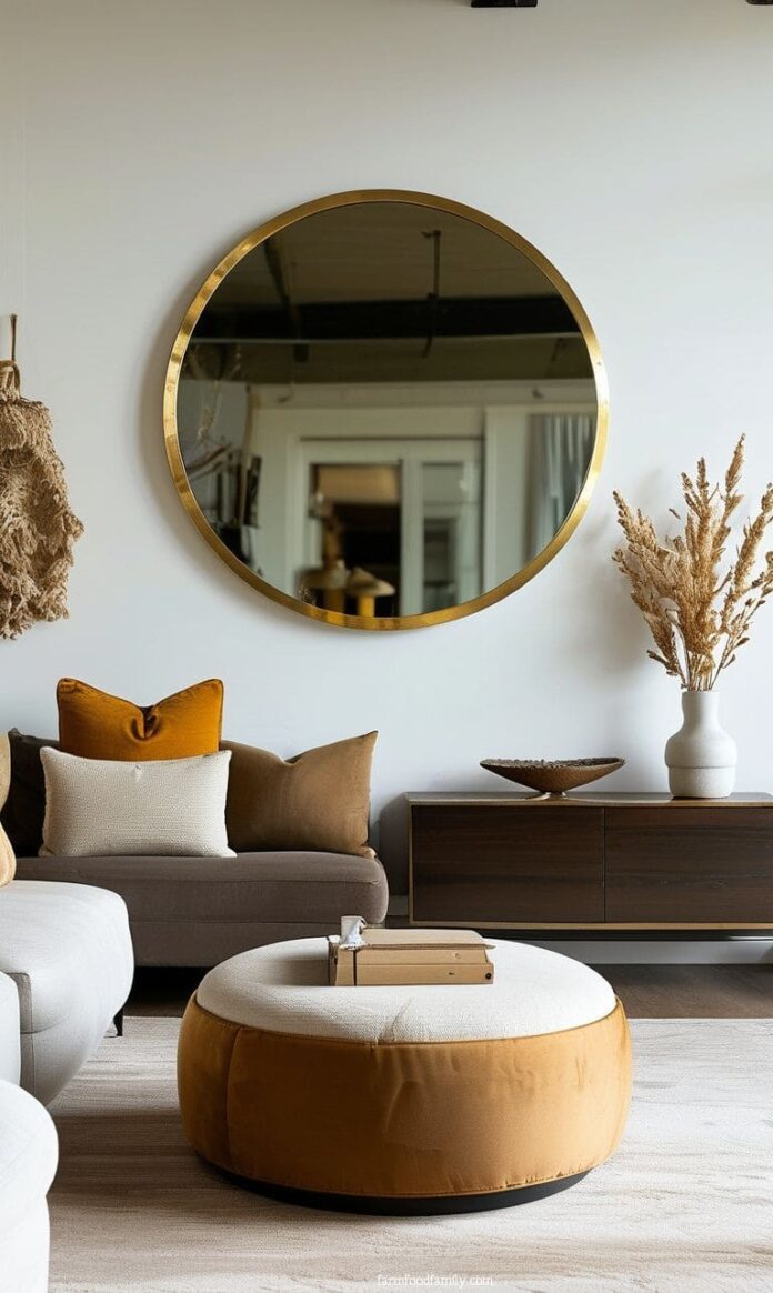 40+ Charming Living Room Mirror Decorating Ideas to Try Today (2025 ...