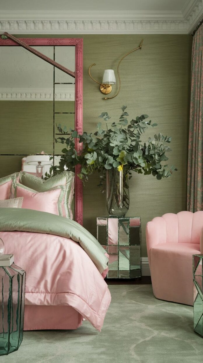 40+ Stunning Pink and Sage Green Bedroom Ideas You Need to See (2026 ...