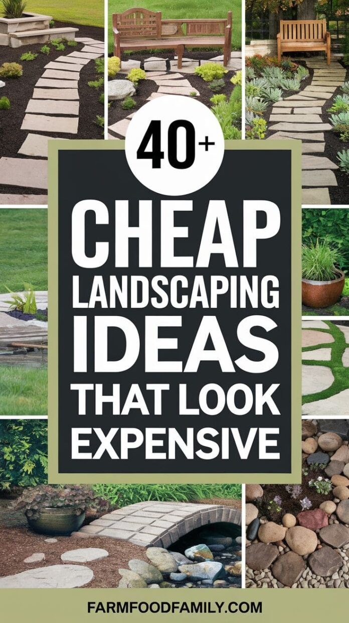 40+ Cheap Landscaping Ideas That’ll Make Your Yard Look Luxe (2025 ...