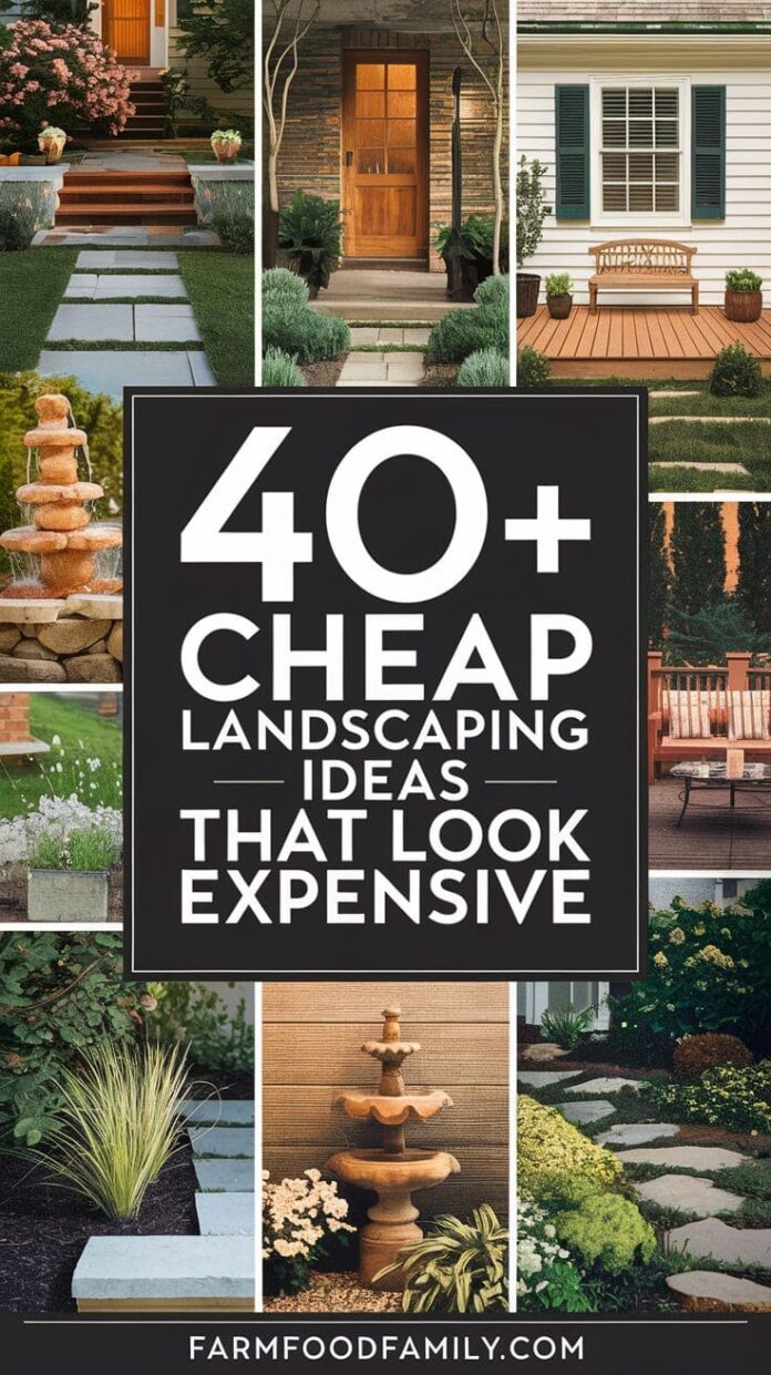 40+ Cheap Landscaping Ideas That’ll Make Your Yard Look Luxe (2025 ...