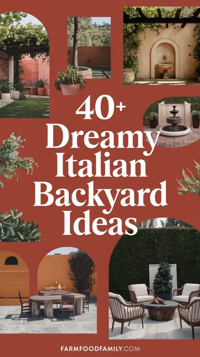 40+ Dreamy Italian Backyard Ideas That Will Transport You to Tuscany ...