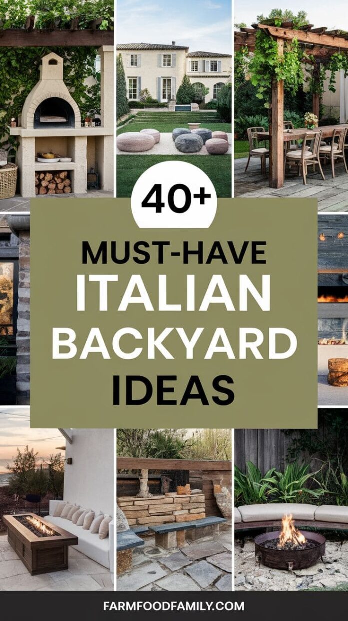 40+ Dreamy Italian Backyard Ideas That Will Transport You to Tuscany ...