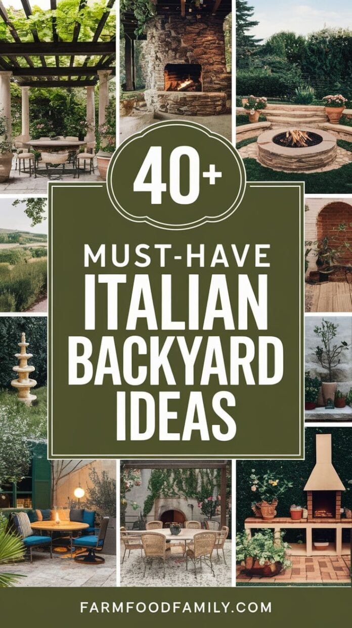 40+ Dreamy Italian Backyard Ideas That Will Transport You to Tuscany ...